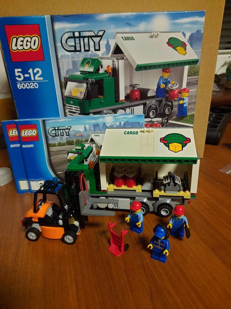 Lego City 60020 ciężarówka + wózek widłowy | Łódź | Kup teraz na Allegro Lokalnie