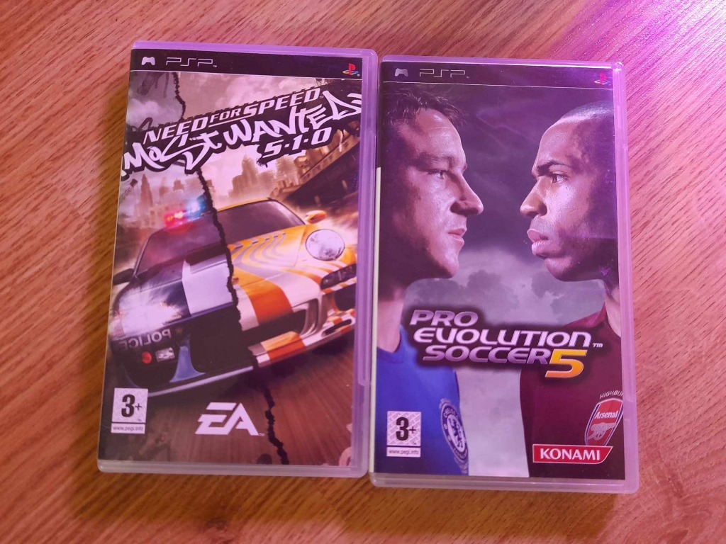 Need for Speed Most Wanted - ProEvolution Soccer 5 psp | Bydgoszcz ...