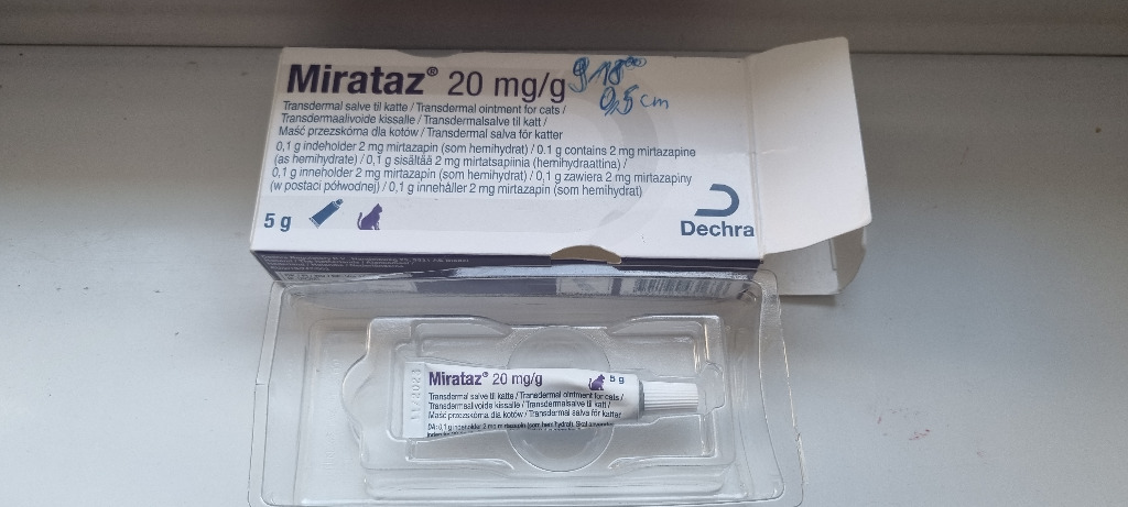 Mirataz mirtor maść do uszu dla kota nerki apetyt | Warszawa | Kup ...
