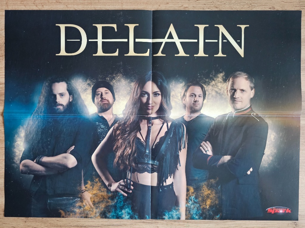 Duży plakat poster z 2023 r DELAIN Format A2 NOWY | Tarnów | Kup teraz ...