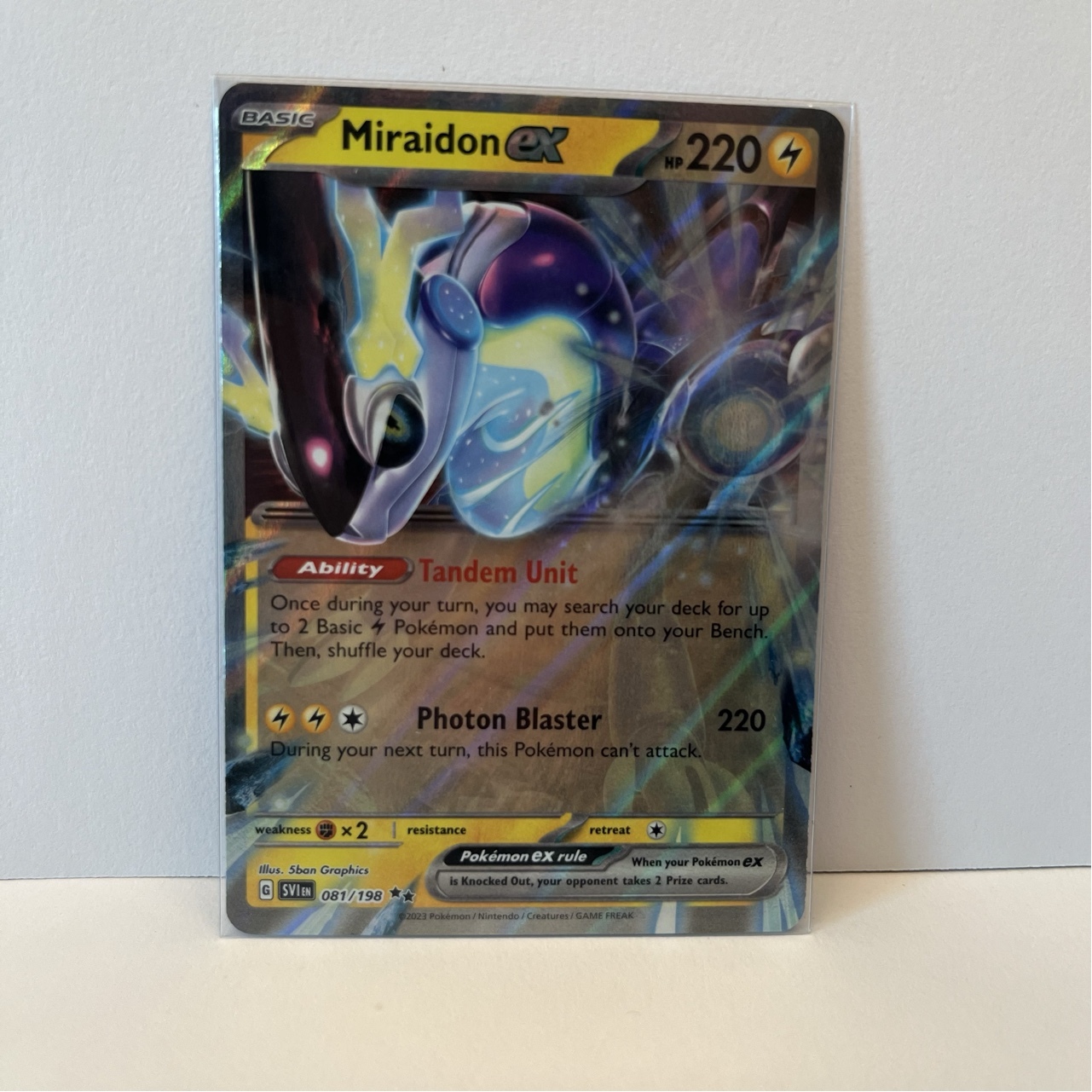 Karta Pokemon TCG Miraidon ex Scarlet & Violet | Gliwice | Kup teraz na ...