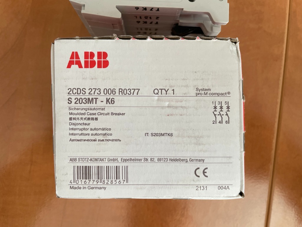 Wyłącznik ABB S203MT-K6 6A NOWY | Kielce | Kup teraz na Allegro Lokalnie