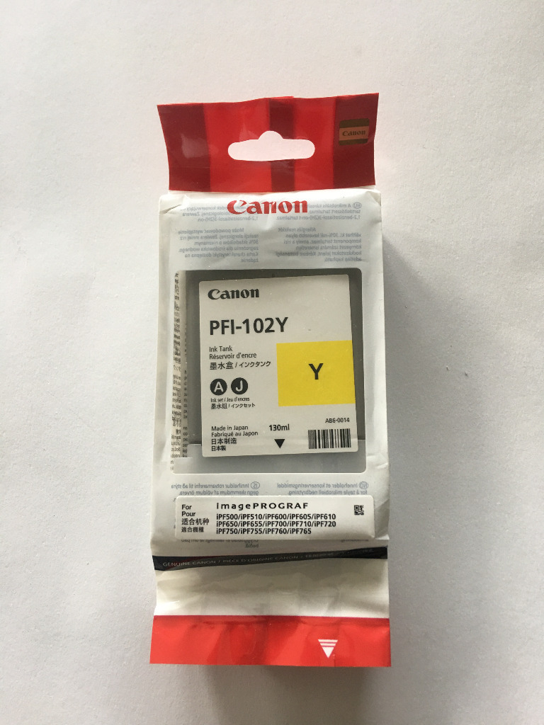 Tusz PFI-102Y 130 ml. do plotera Canon. | Wrocław | Kup teraz na ...