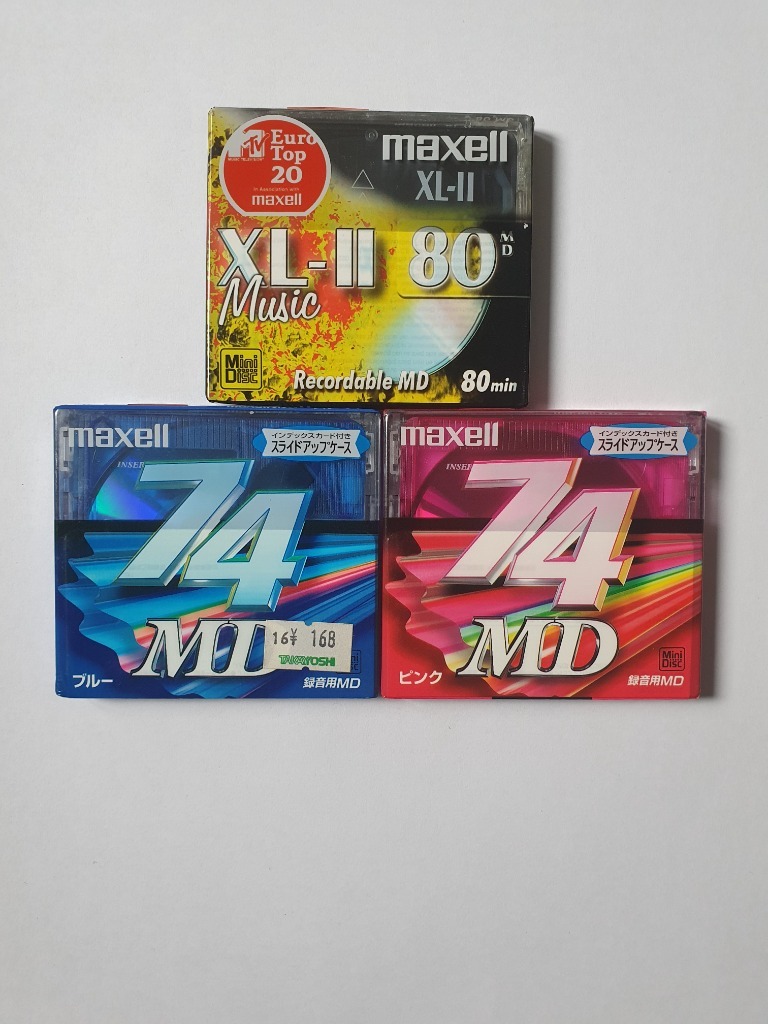 Minidisc Maxell - zestaw | Rzeszow | Licytacja na Allegro Lokalnie