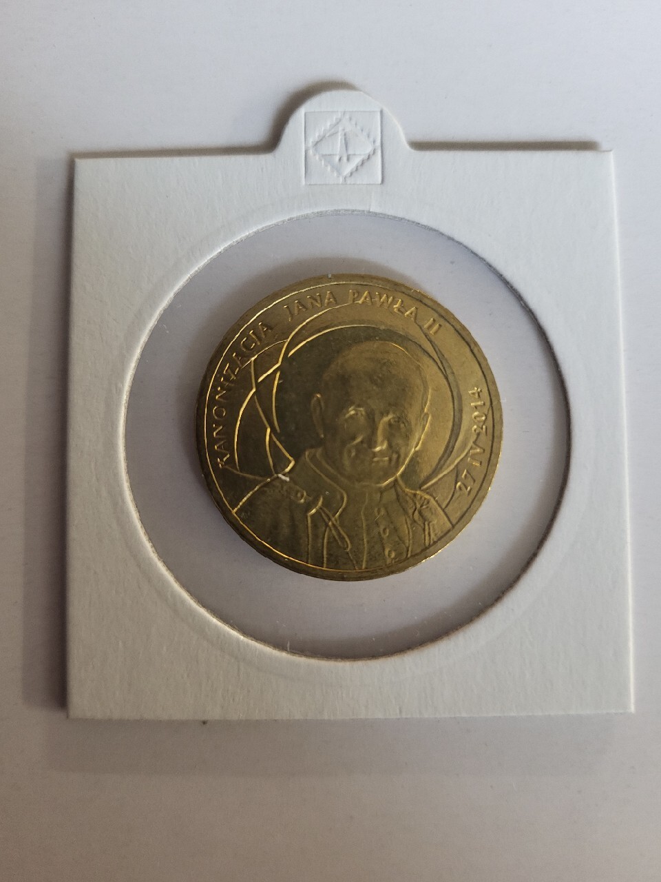MONETA 2 ZLOTE KANONIZACJA JANA PAWLA II 2014 | Przywory Opolskie ...