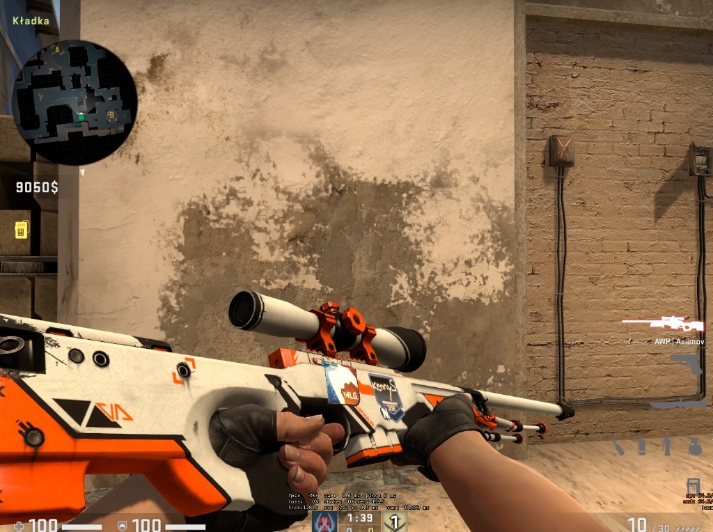 Asiimov Awp Battle Scarred
