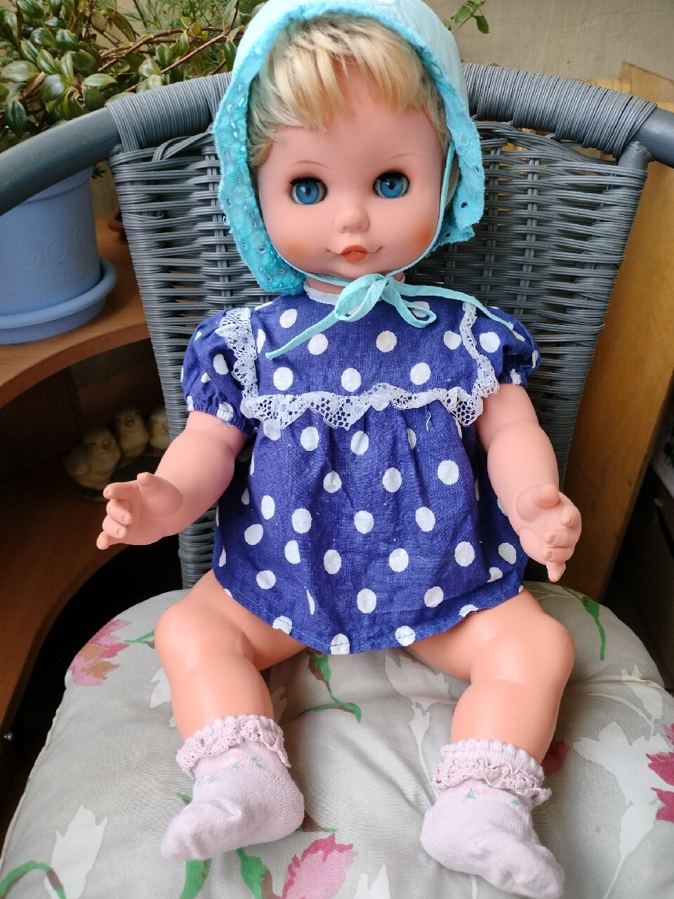 STARA LALKA CZASY PRL MECHANIZM NA PŁYTĘ | Czeladź | Kup teraz na ...