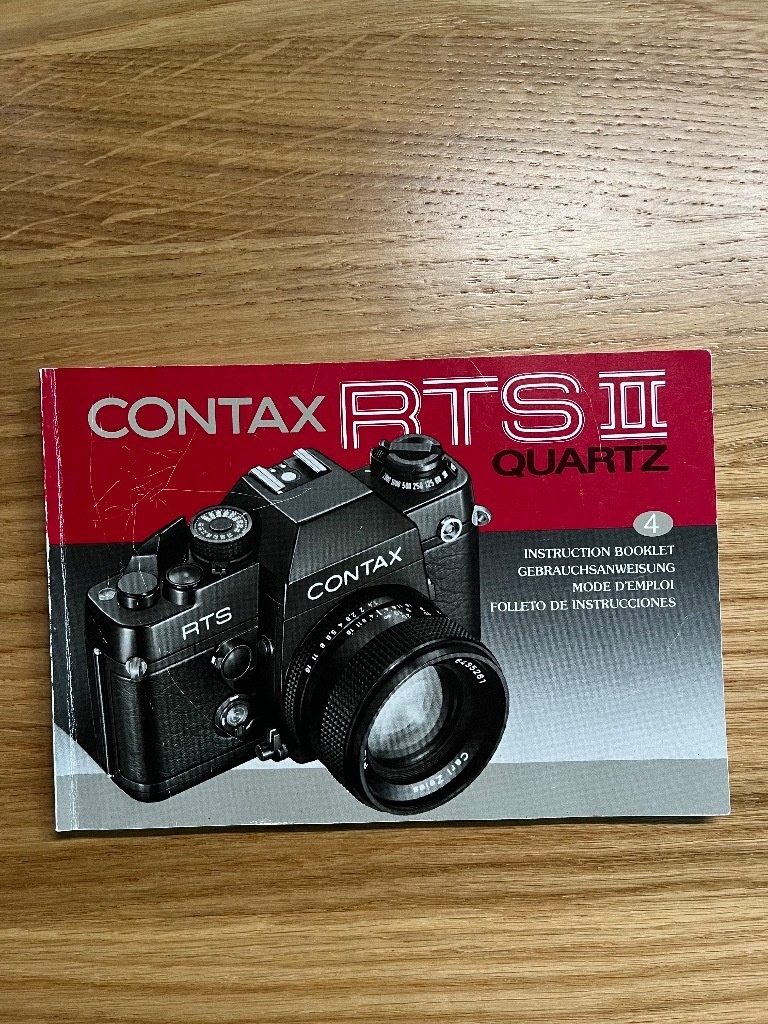 Contax RTS II Instrukcja obsługi SLR | Kraków | Kup teraz na Allegro ...