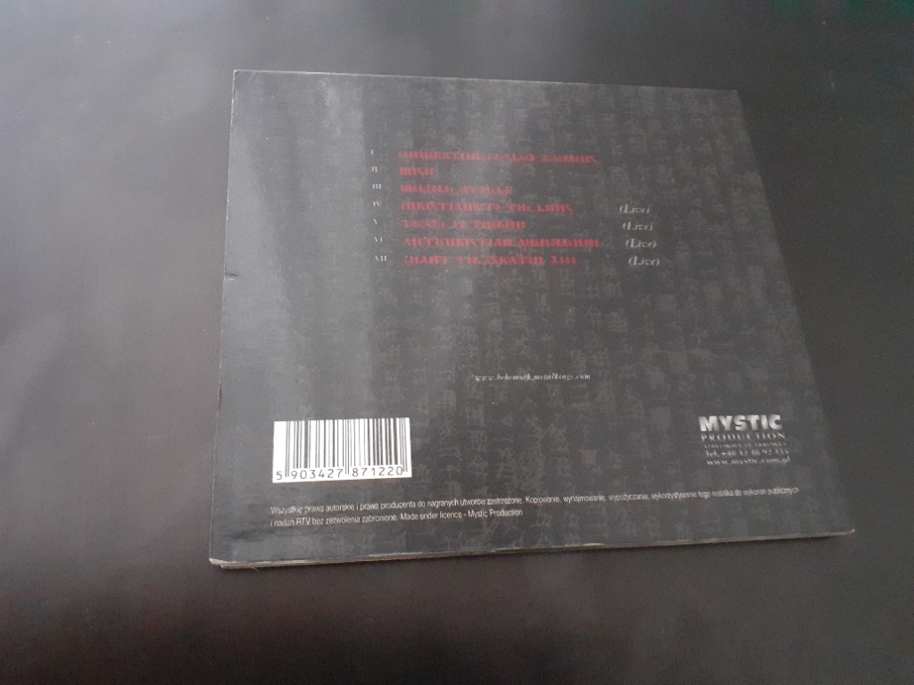 Behemoth Conjuration minialbum limited ed. | Kraków | Kup teraz na ...