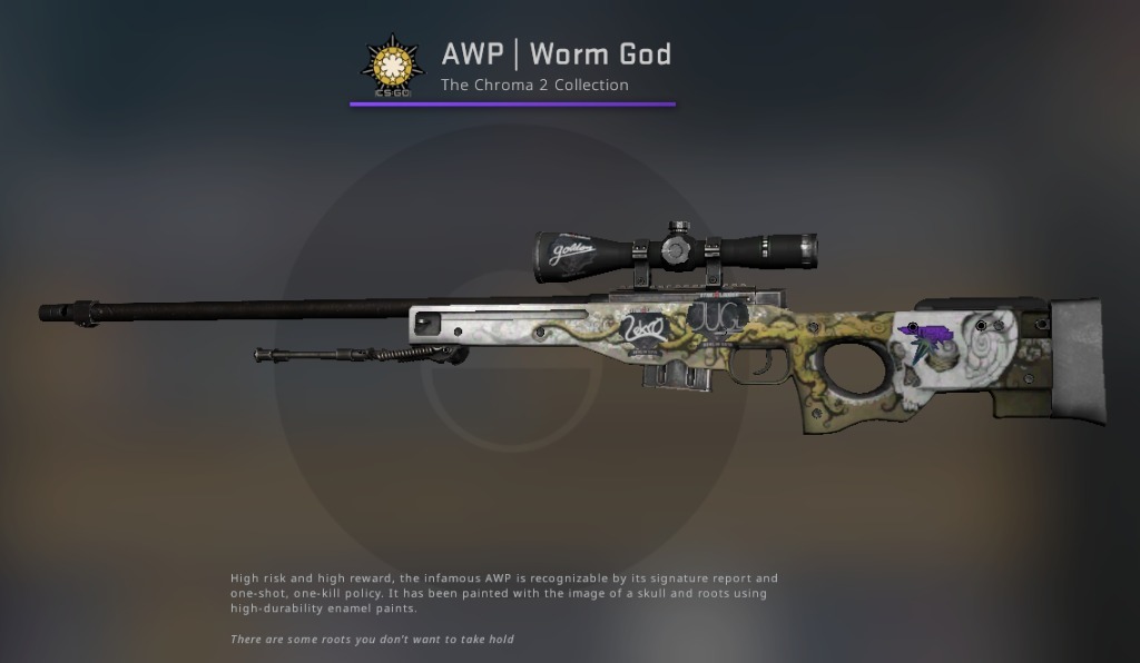 SKIN CS:GO AWP Robaczy bóg/Worm god 4x NAKLEJKA | Warszawa | Kup teraz ...