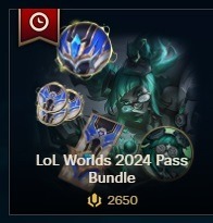 Pass worlds 2650RP eune/euw league of legends lol | Zielona Góra | Kup ...