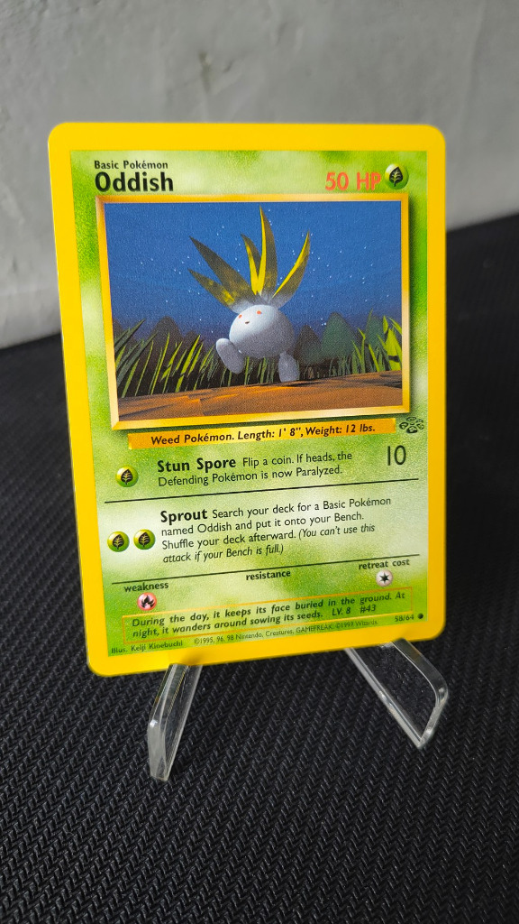 Oddish 58/64 base set 1999 karta pokemon - NM | Warszawa | Licytacja na ...