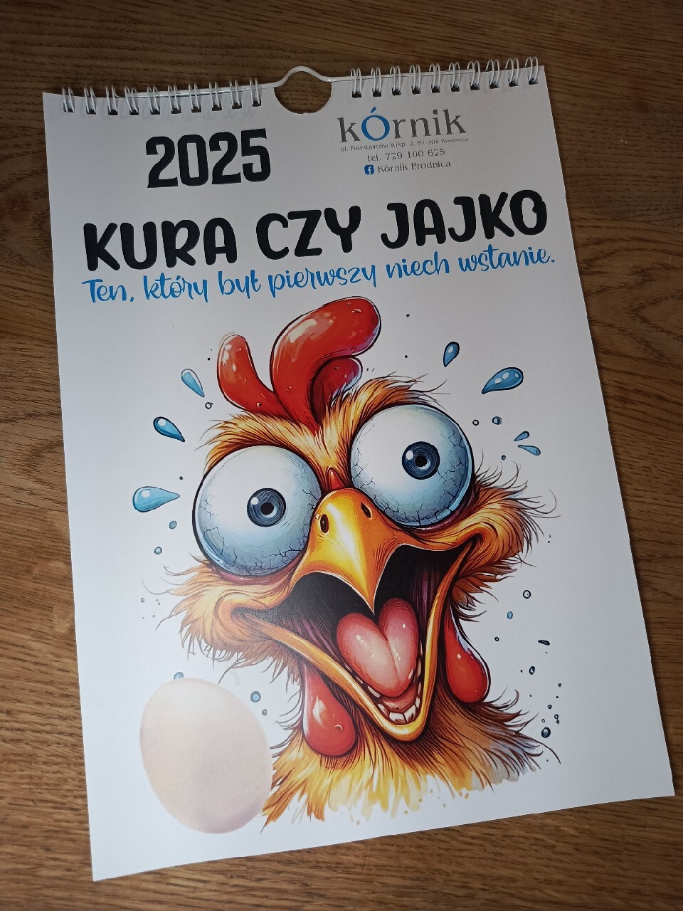 Kalendarz A4 na 2025 rok KURA | Brodnica | Kup teraz na Allegro Lokalnie