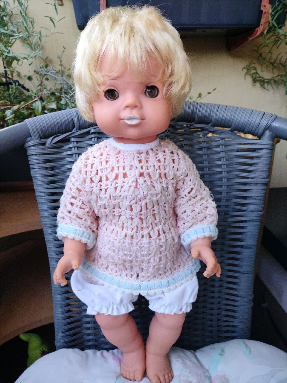 STARA LALKA CZASY PRL BRĄZOWE OCZY | Czeladź | Kup teraz na Allegro ...