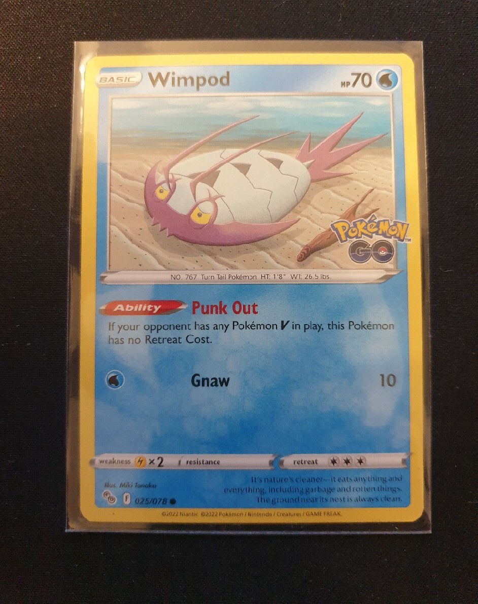 025/078 Wimpod | Pokemon GO - Karty Pokemon TCG | Warszawa | Kup teraz ...