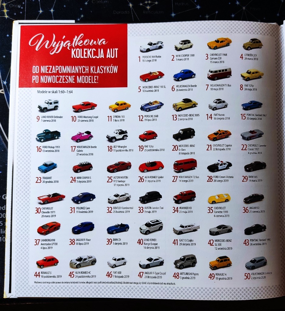 KULTOWE AUTA-KOLEKCJA 60 MODELI z albumami | Dąbrowa Górnicza ...