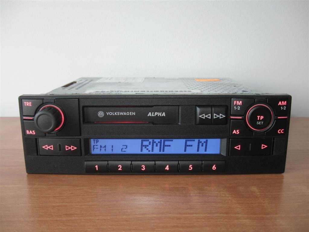 Radio VW Alpha 5 + KOD Golf Passat Polo Lupo T5 | Stale | Kup teraz na ...