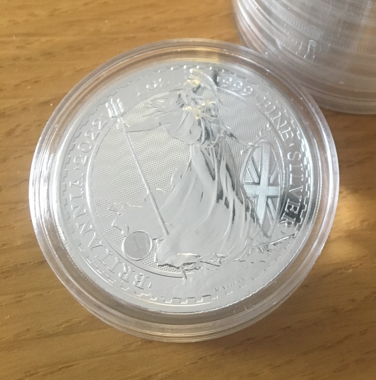 Srebrna moneta bulionowa 1 uncja Britannia 2022 | Białystok ...