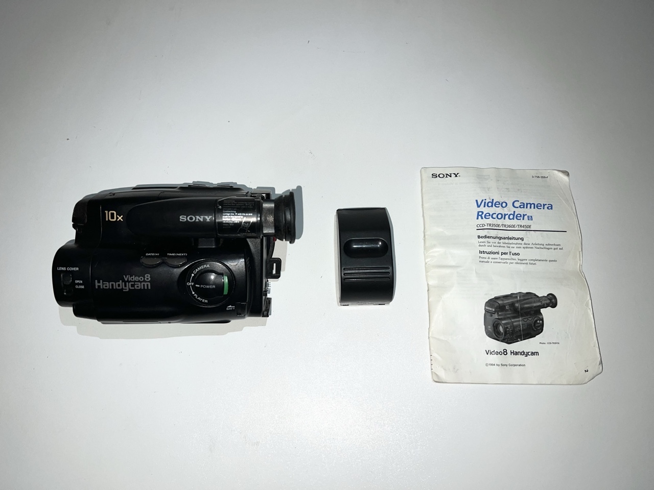 Kamera video SONY Handycam CCDTR350E na kasety Video8 | Wrocław | Kup ...