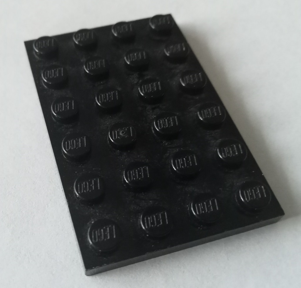 PŁYTKA LEGO 3032 4X6 CZARNA | Lubin | Kup teraz na Allegro Lokalnie