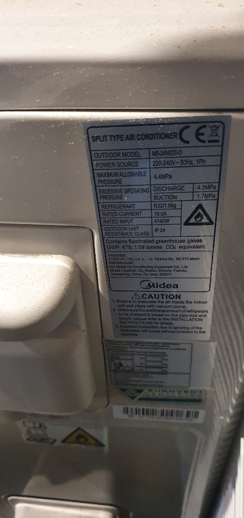 Klimatyzator MIDEA MOBA02 18A 4140W | Sianożęty | Kup teraz na Allegro Lokalnie