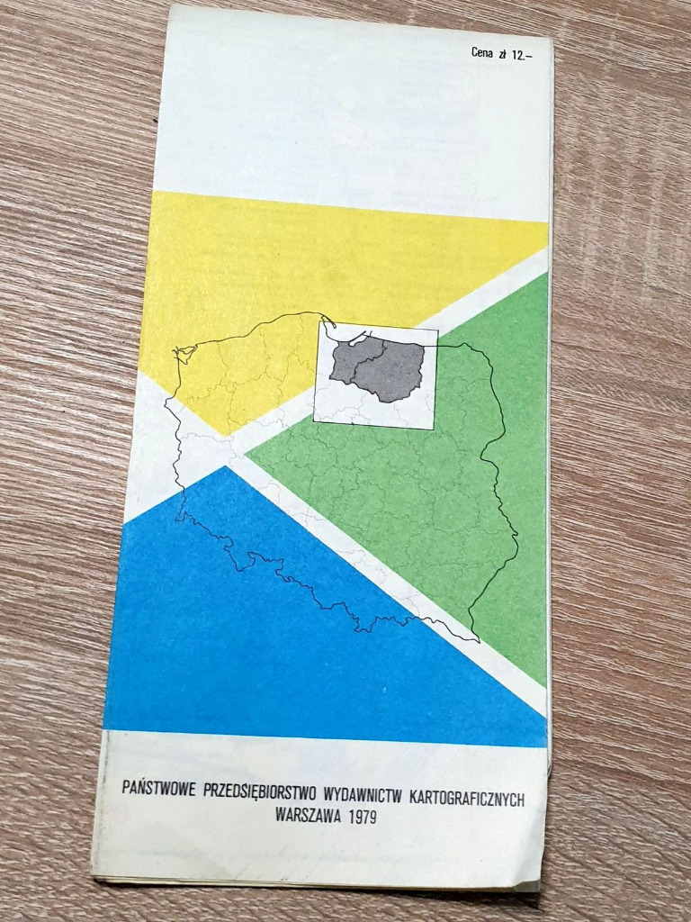Mapa "Woj. Elbląskie, Olsztyńskie " z 1979 | Gdańsk | Kup teraz na ...