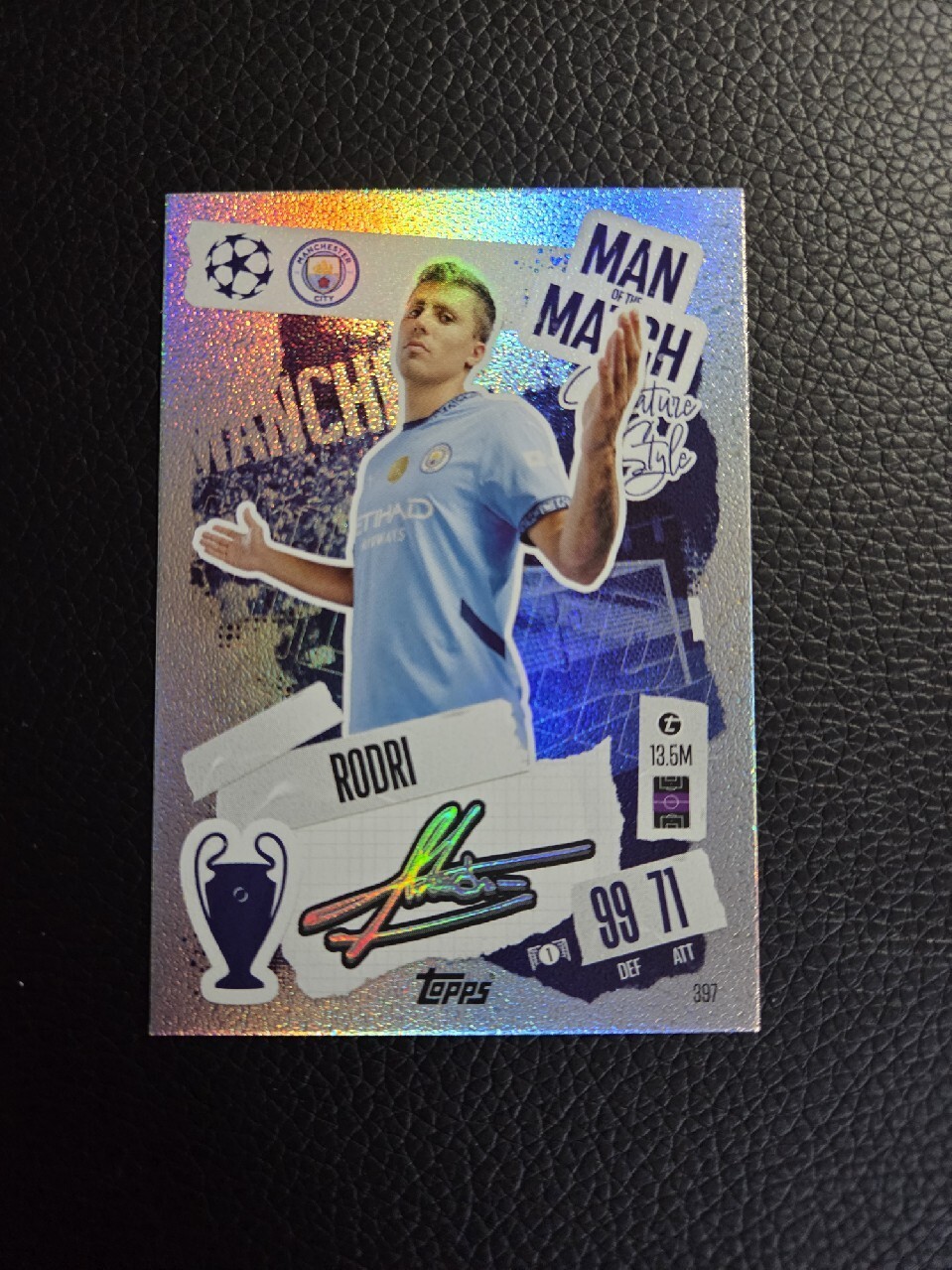 Topps Match Attax 2024 2025 397 Rodri Signature Style | Kielce | Kup ...