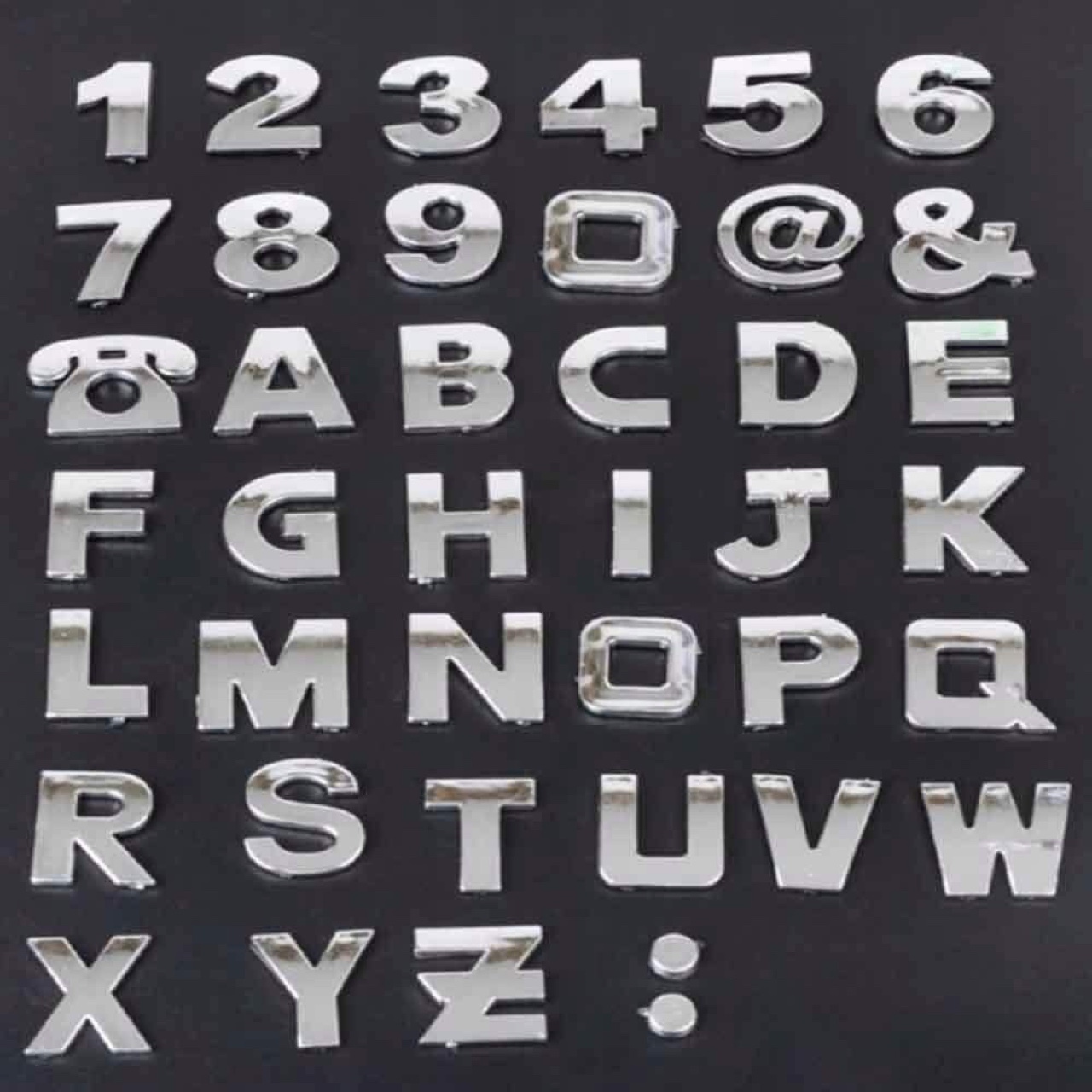 LITERKI LITERY CHROMOWANE 3D litera 3d chrom | Warszawa | Kup teraz na ...