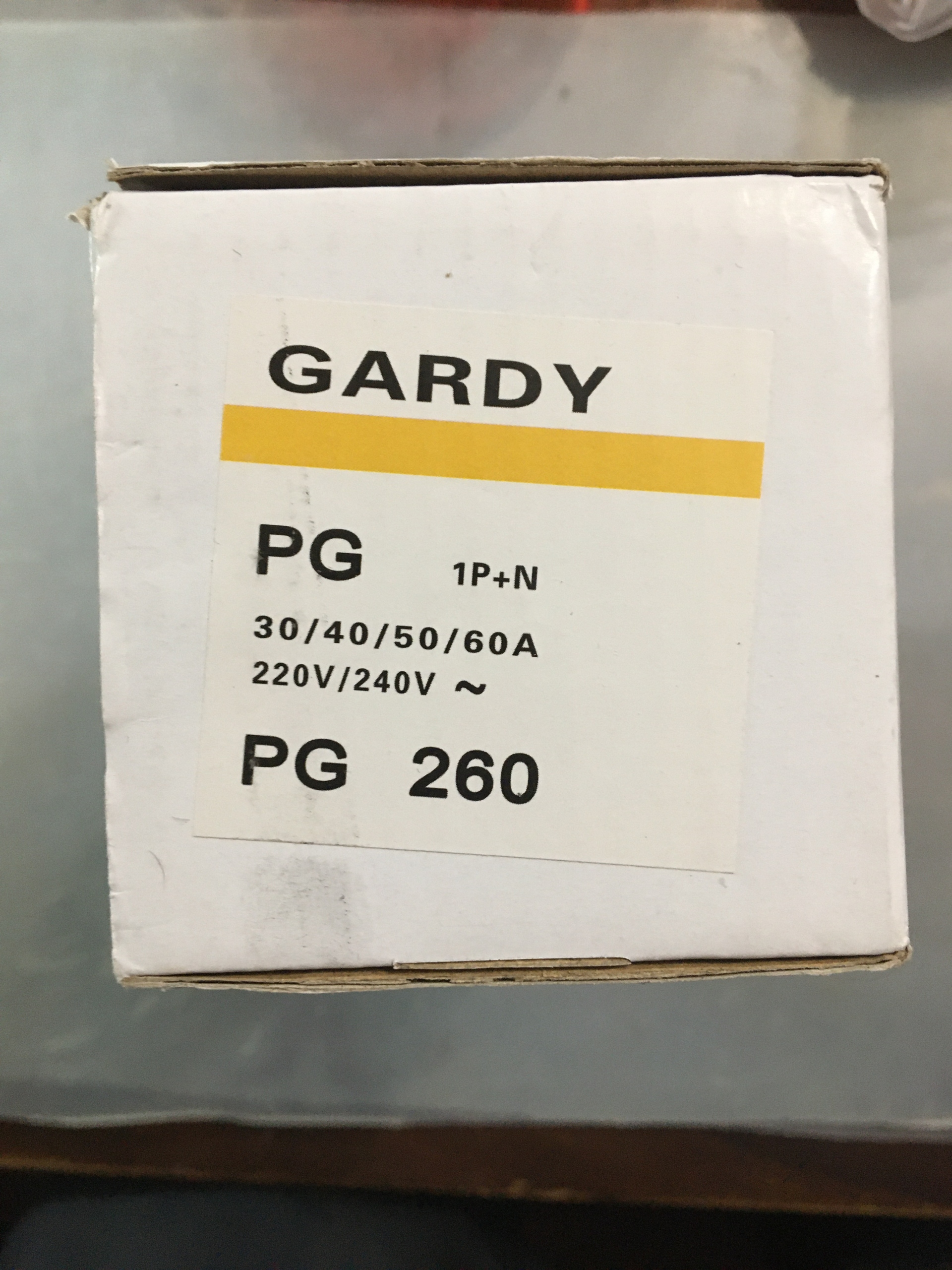 Wyłącznik automatyczny PG 260 Gardy | Poznań | Kup teraz na Allegro ...