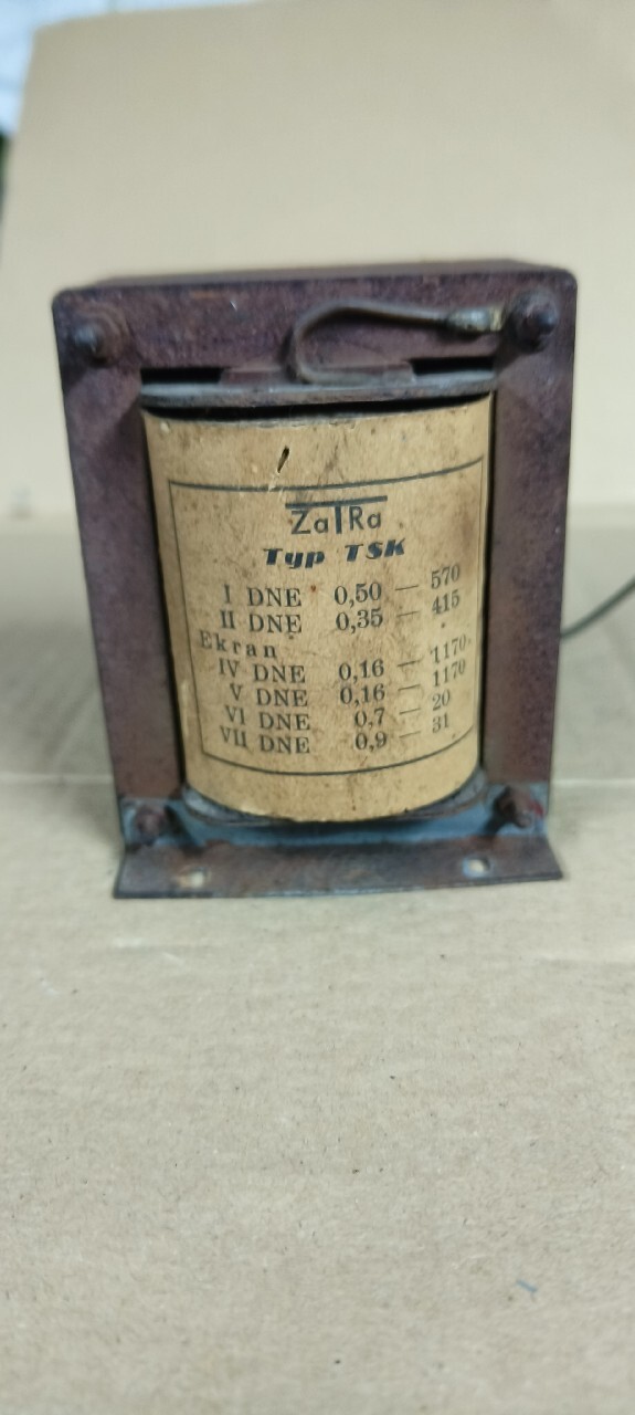 Transformator sieciowy TSK z radia lampowego UNITRA Zatra | Sokołów Podlaski | Kup teraz na ...