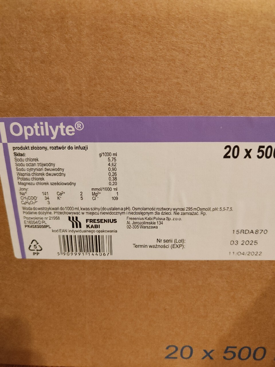 PWE 500 ml optilyte | Petrykozy | Kup teraz na Allegro Lokalnie