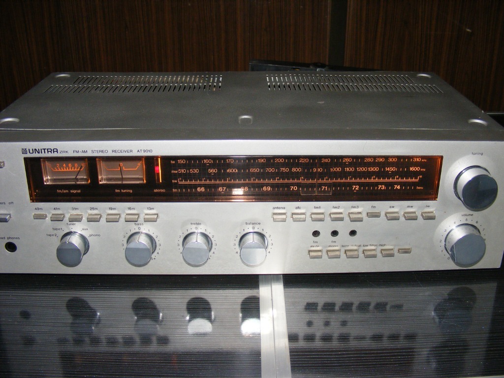 Amplituner Unitra AT9010 unikalny srebrny | Białystok | Licytacja na ...