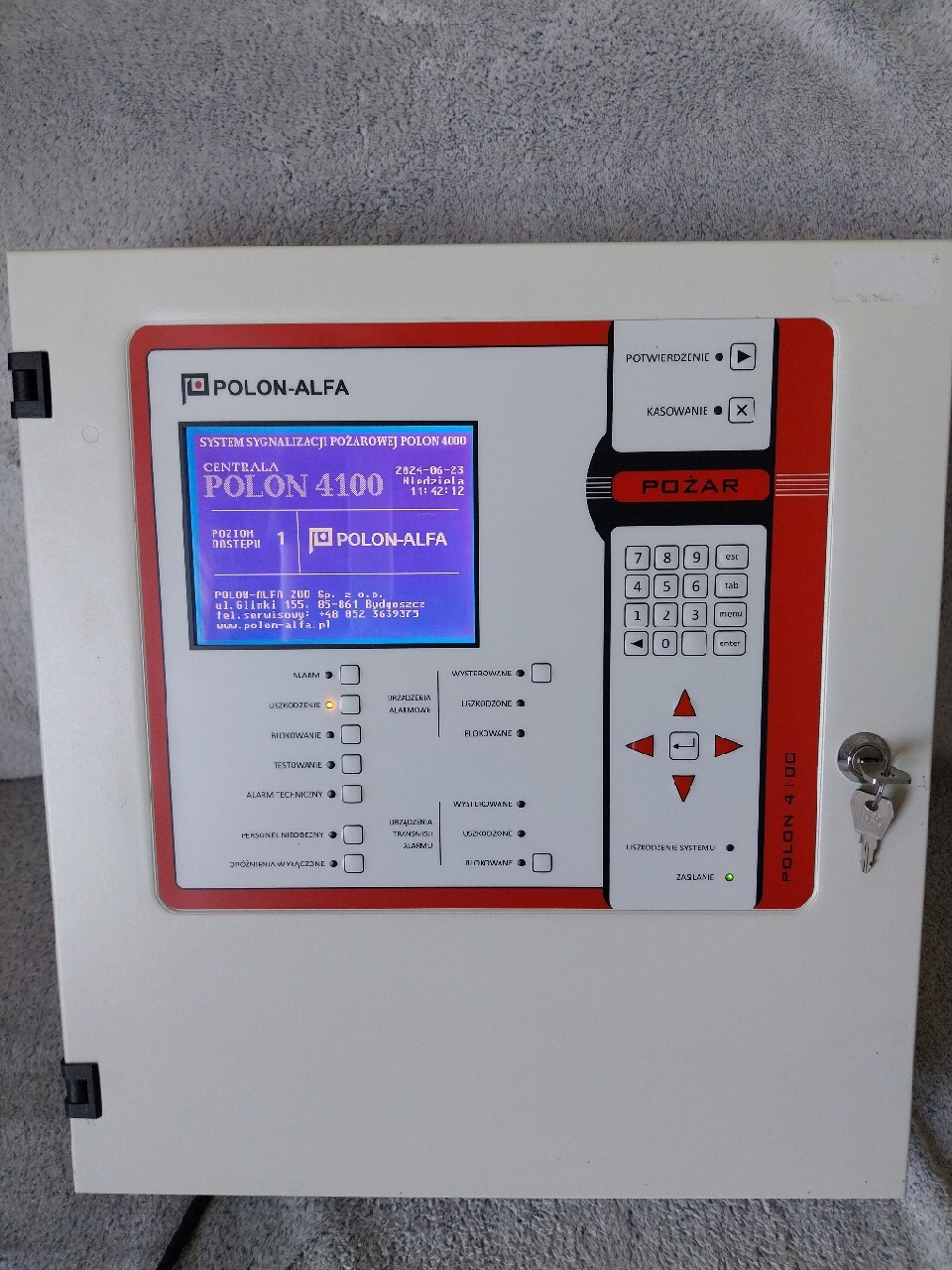 Centrala pożarowa POLON ALFA 4100 SSP | Poznań | Kup teraz na Allegro Lokalnie