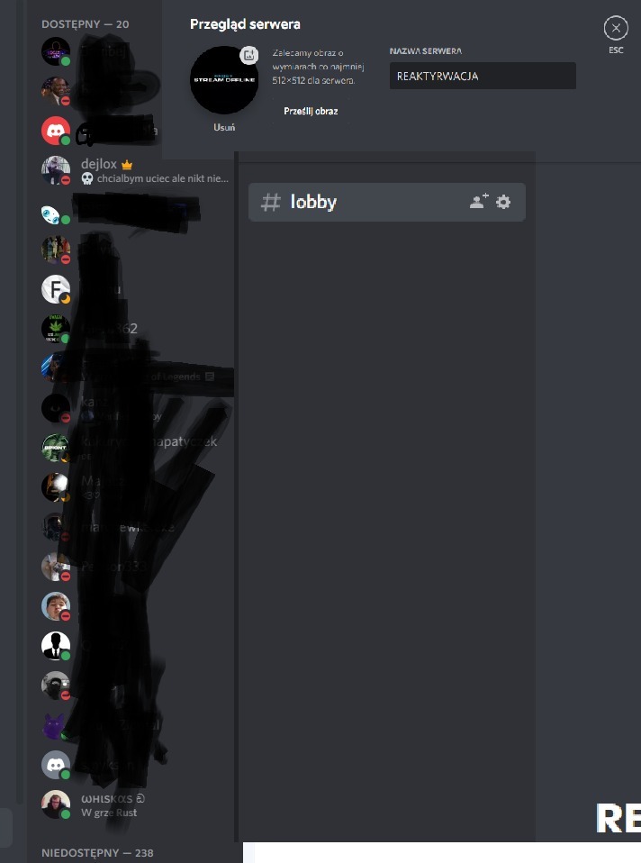 Server discord 180 osób + dowolne dostosowanie go | Warszawa | Kup ...