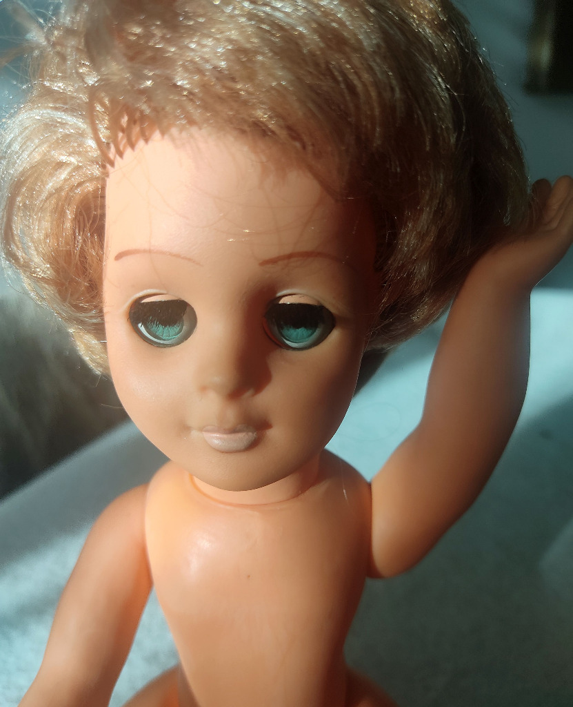 Lalka z PRL "dorosła" gumowa włosy krótkie | Kraków | Kup teraz na ...