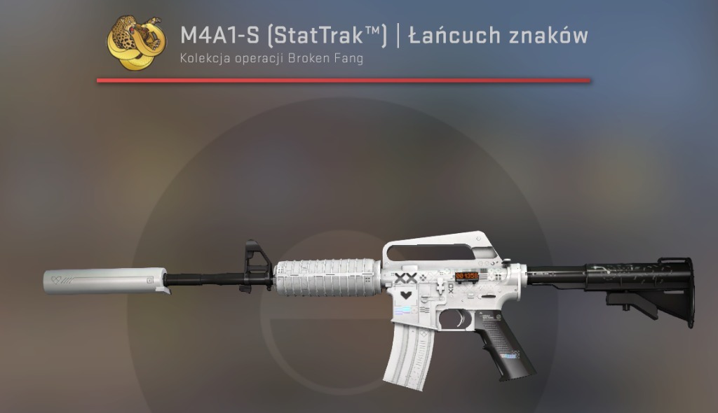 Skin CS:GO M4A1-S (StatTrak) | Łańcuch znaków | Wysoka Głogowska | Kup ...