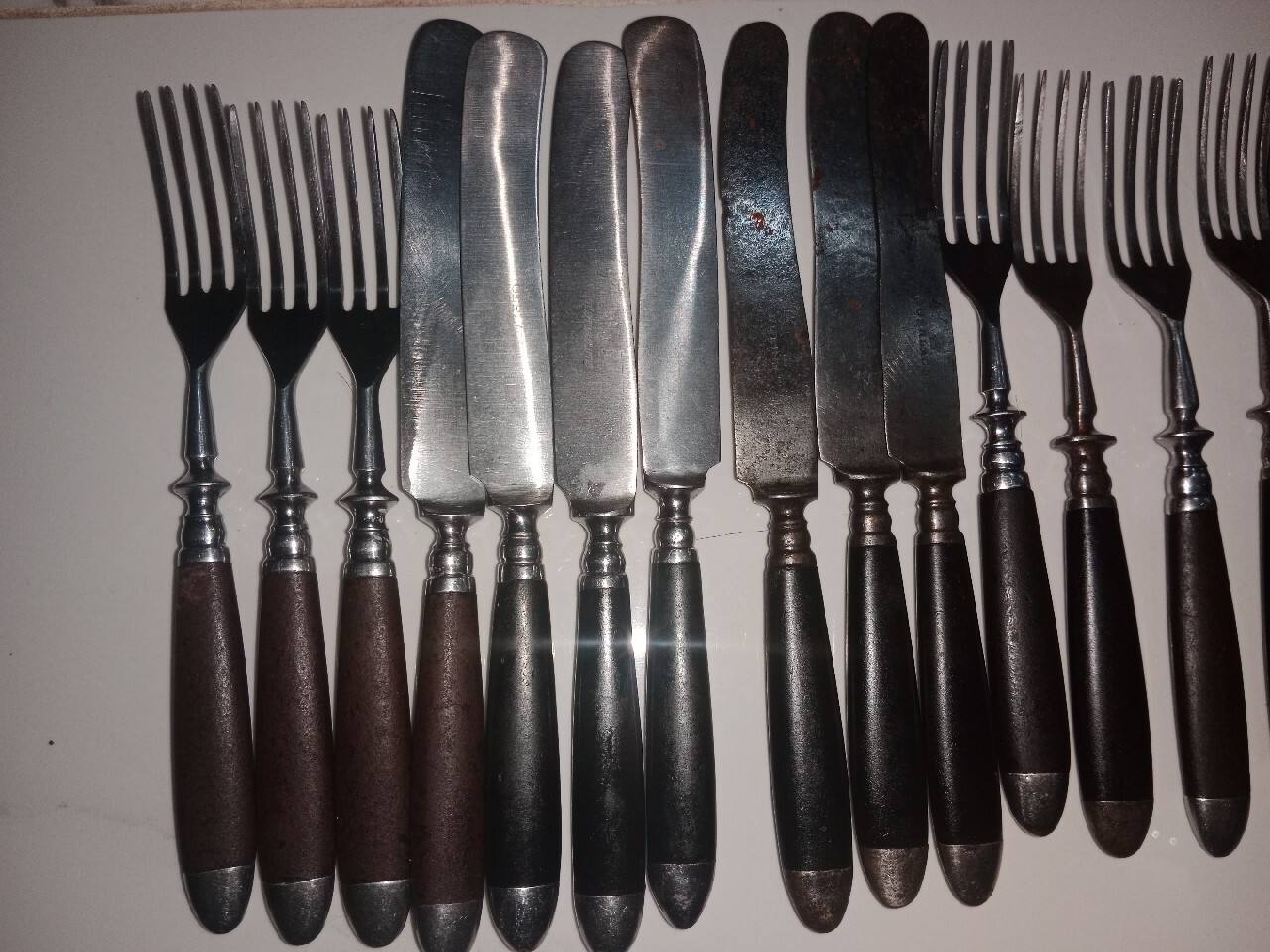 Sztućce Gerlach bakelit przedwojenne | Tychy | Kup teraz na Allegro ...