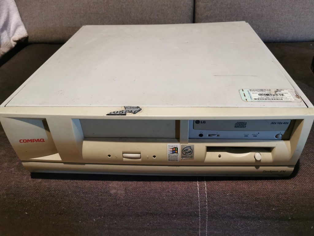 Retro stary komputer PC Vintage Compaq Deskpro | Kozienice | Kup teraz ...