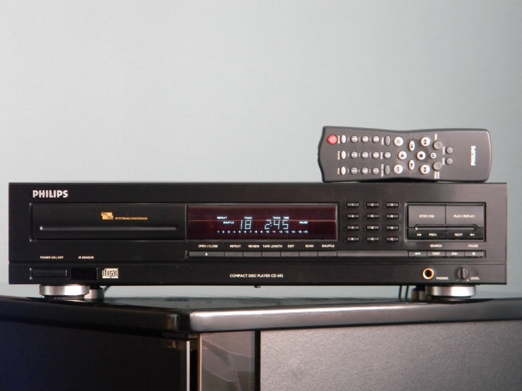 Odtwarzacz płyt cd Philips CD692 z pilotem ŁADNY STAN | Długa Wieś ...