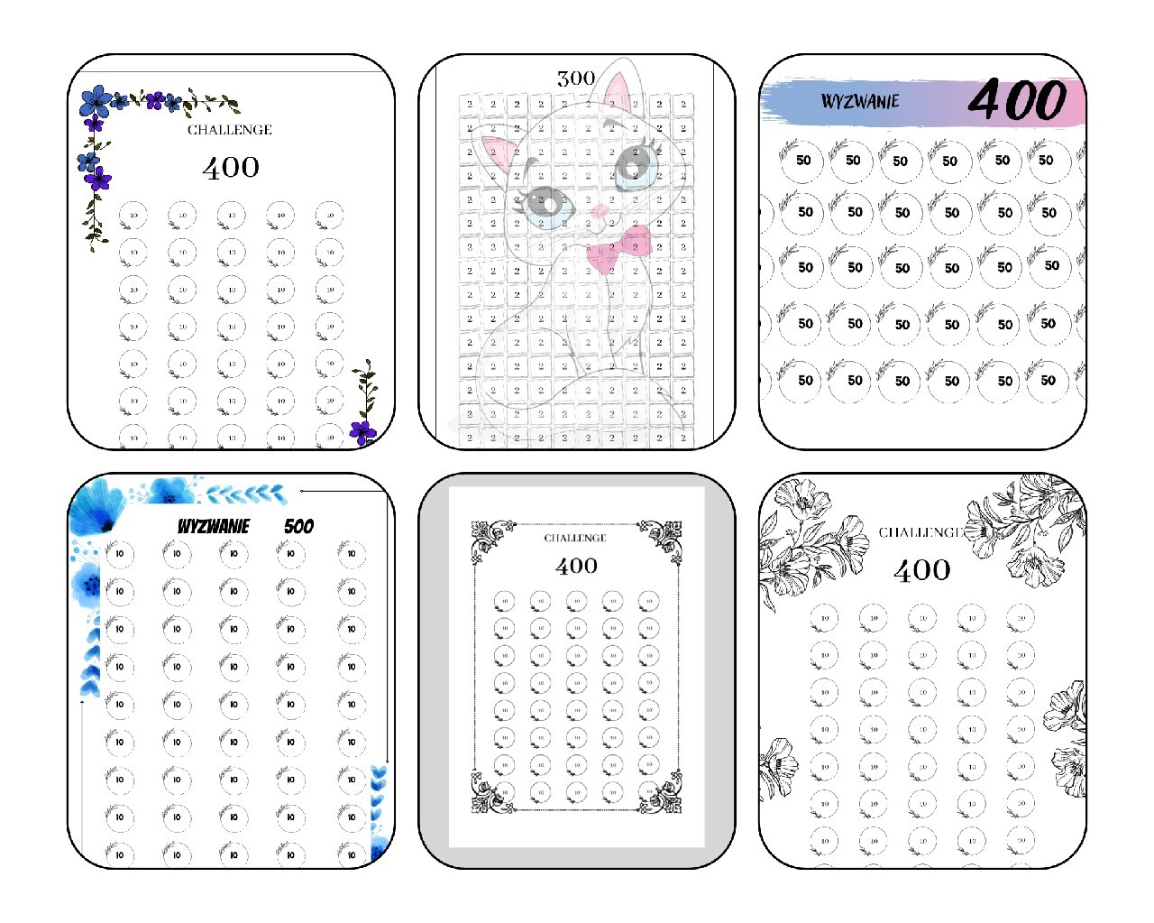 Druki do oszczędzania Wyzwanie Noworoczne | Legionowo | Kup teraz na ...