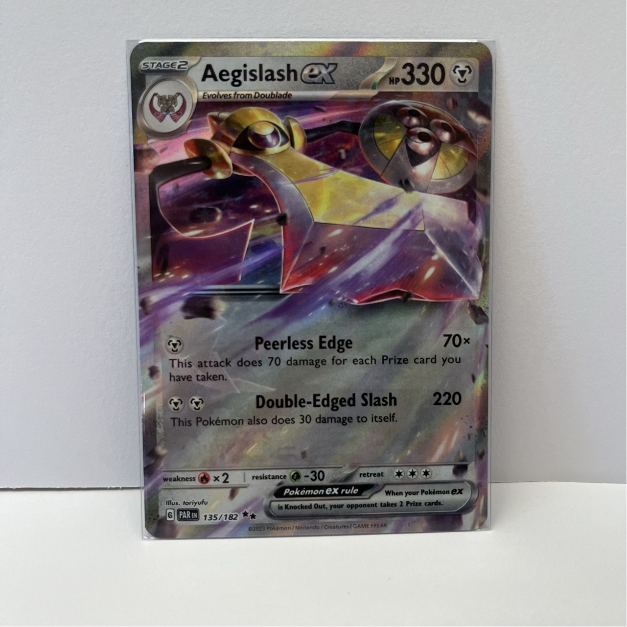 Karta Pokemon TCG Aegislash ex Paradox Rift | Gliwice | Kup teraz na ...