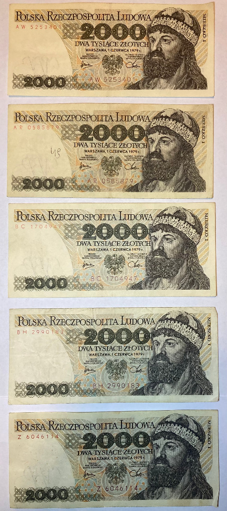 2000 zlotych 1979 | Czechy | Kup teraz na Allegro Lokalnie