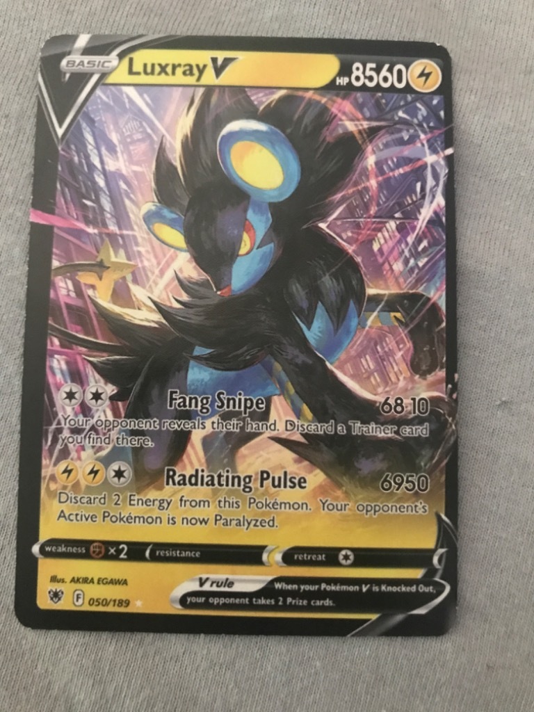 LUXRAY V HP 8560 KARTA POKEMON | Strawczyn | Ogłoszenie na Allegro Lokalnie