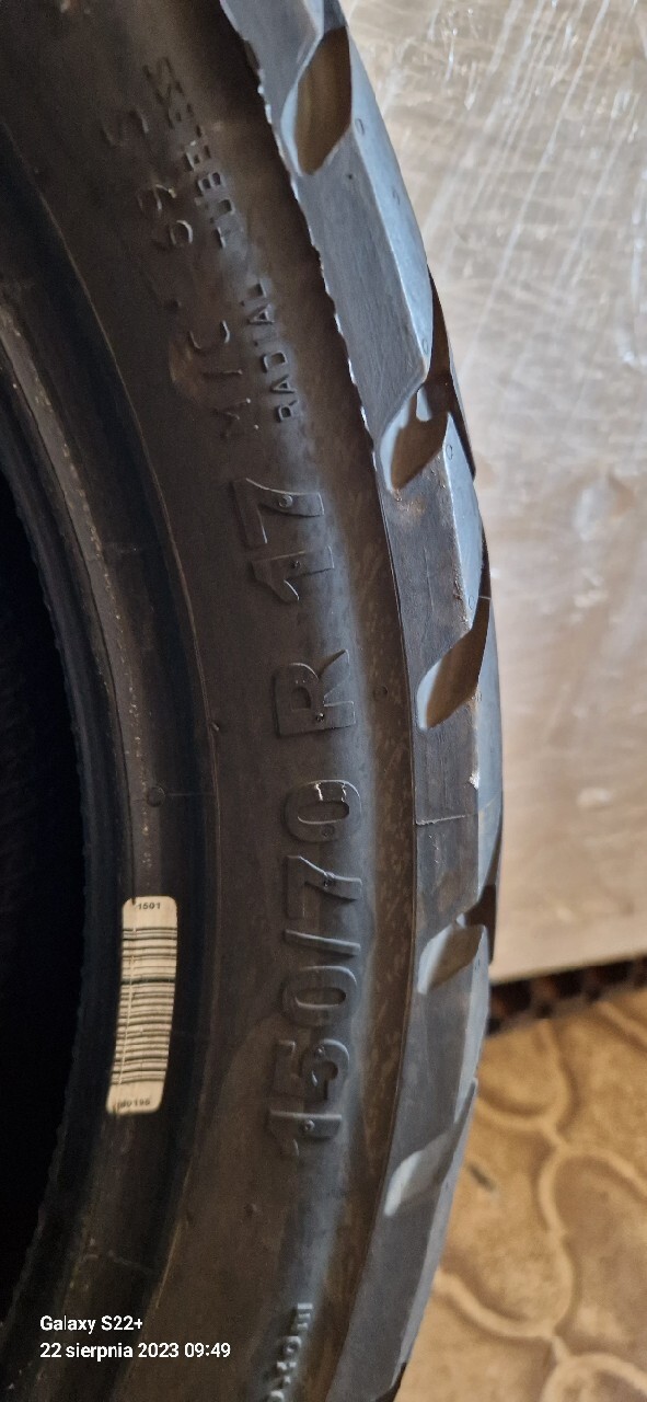 Opona motocyklowa Continental 150x70x17 dot 4121 | Legnica | Kup teraz ...