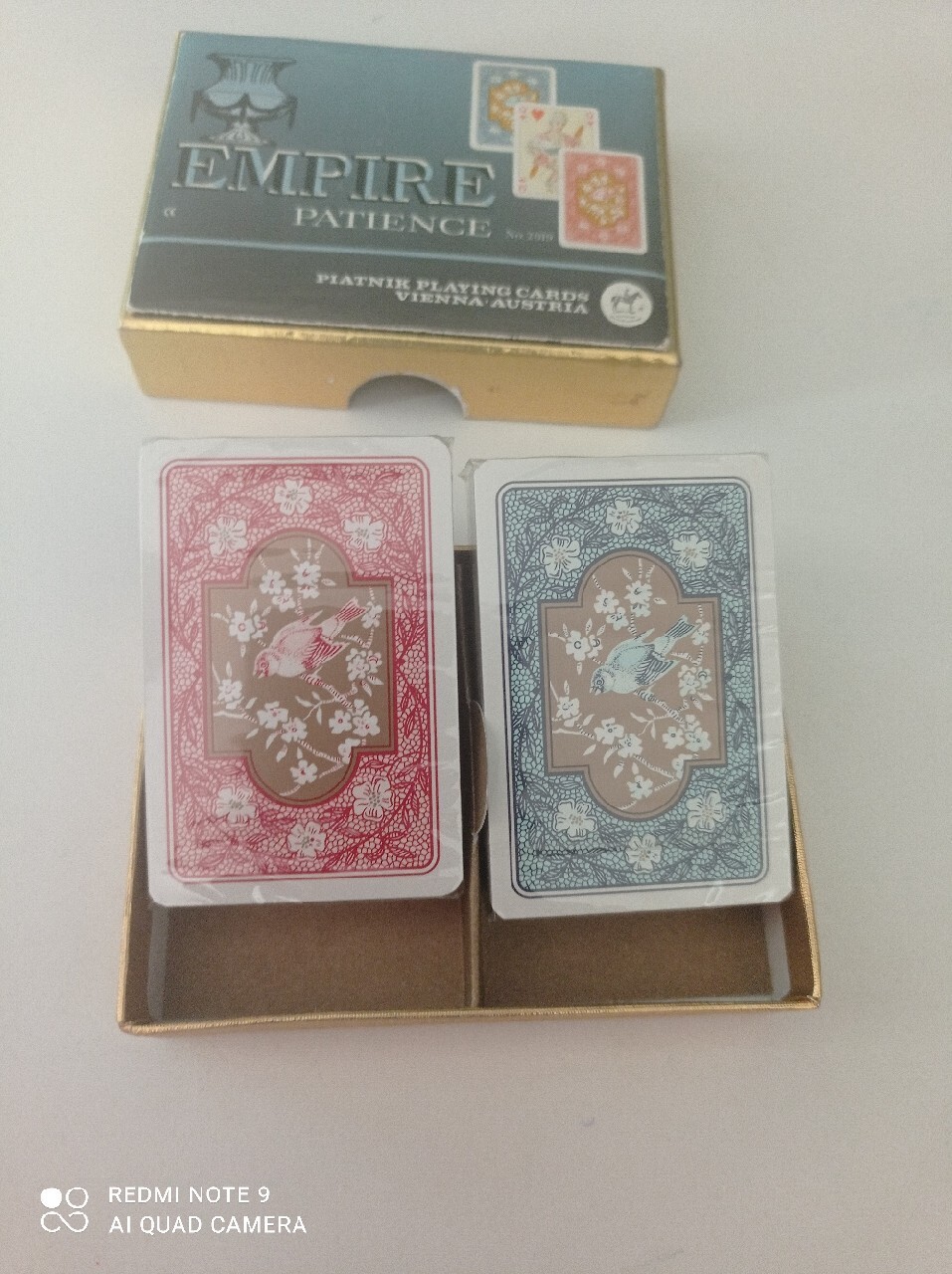 Karty do gry Piatnik dwie talie pasjans empire | Lubań | Licytacja na Allegro Lokalnie