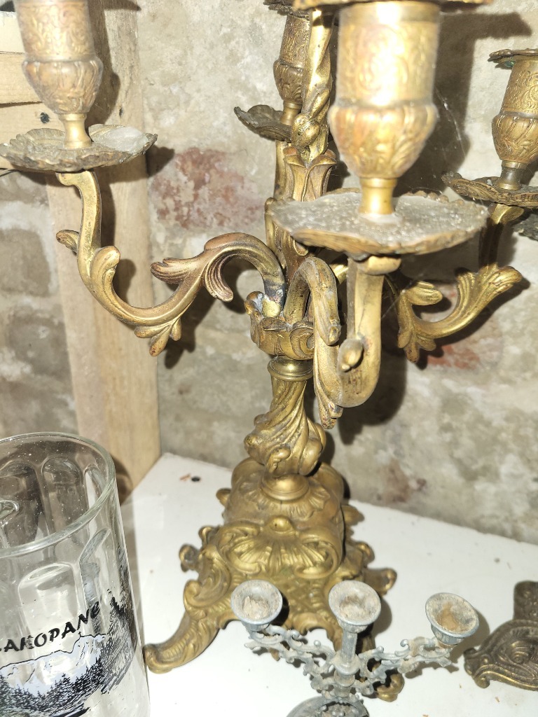 Stare antyki świeczniki | pruszcz gdański | Kup teraz na Allegro Lokalnie