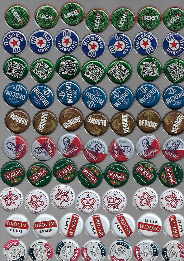 Kapsle piwne 70 sztuk | Warszawa | Kup teraz na Allegro Lokalnie