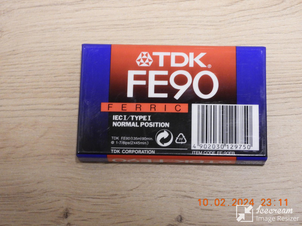 Kaseta magnetofo TDK FE90 FERRIC NOWE 2szt | Brodnica | Kup teraz na ...