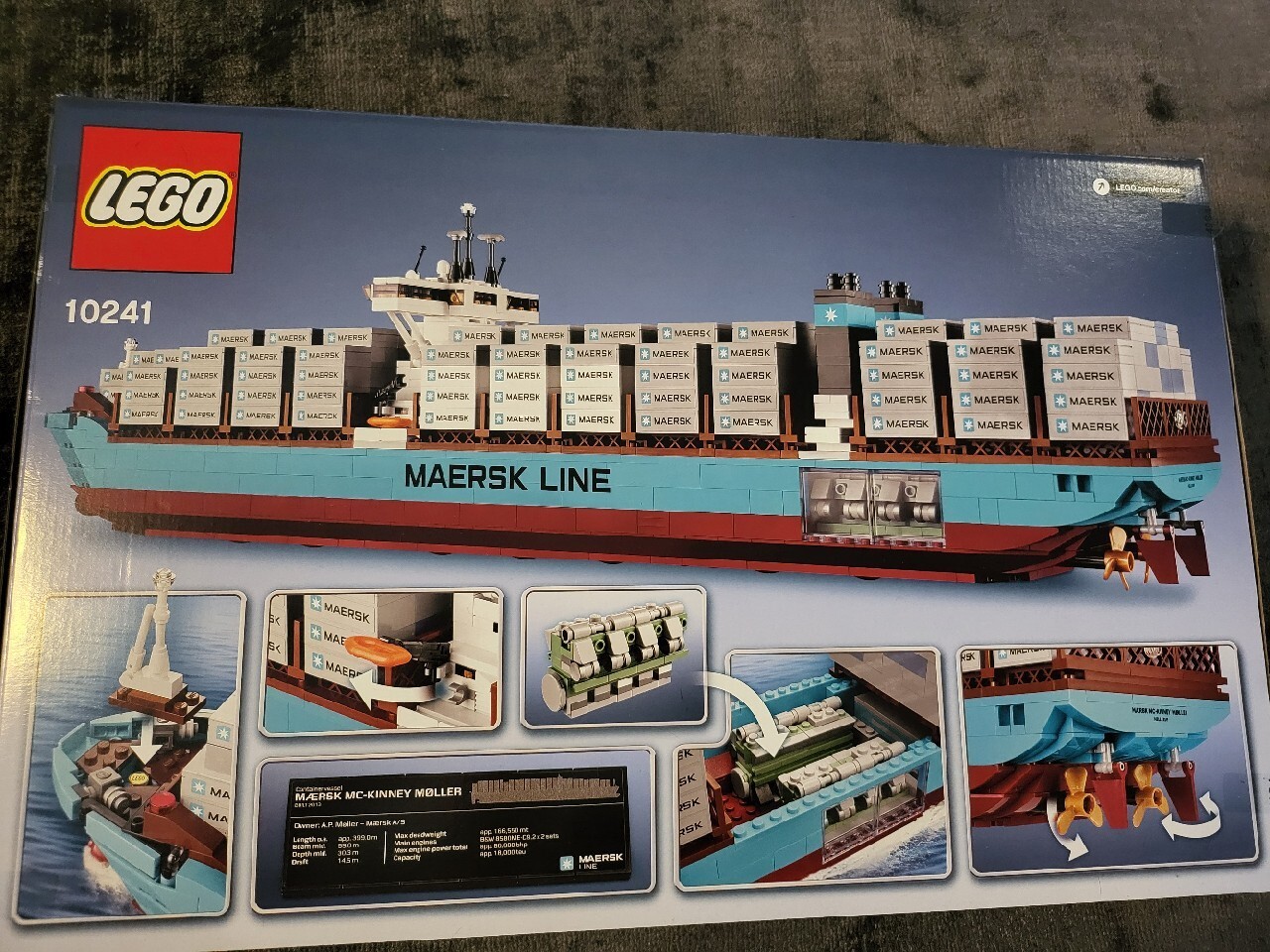 LEGO CREATOR statek kontenerowiec Maersk 10241 | Gorzow Wlkp. | Kup ...