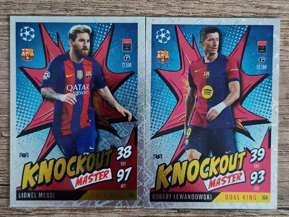 Robert Lewandowski i Me Knockout Master Topps Match Attax 24 25 | Rzeszów | Kup teraz na Allegro ...